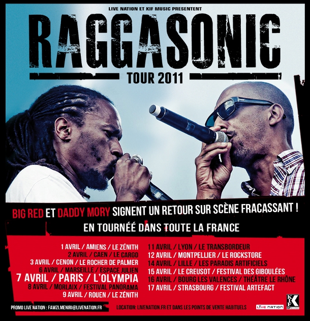 Win one of 4 tickets for Raggasonic live in Marseille | Competitions ...